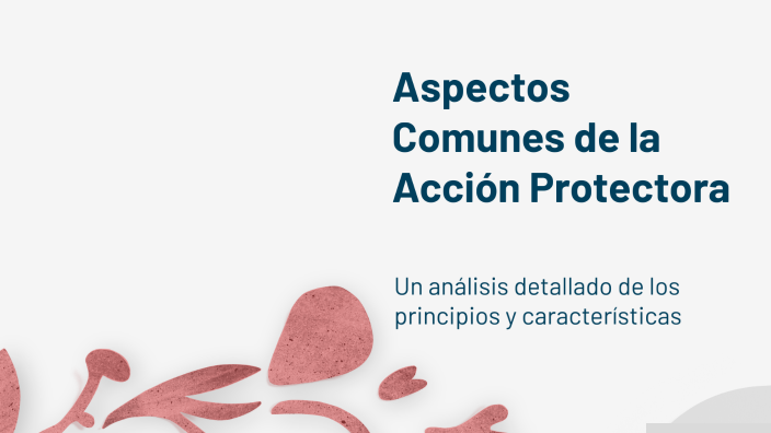 Aspectos Comunes de la Acción Protectora by Aleix Sevillano on Prezi