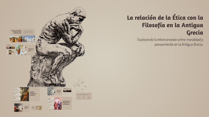 La relación de la Ética con la Filosofía en la Antigua Grecia by David ...