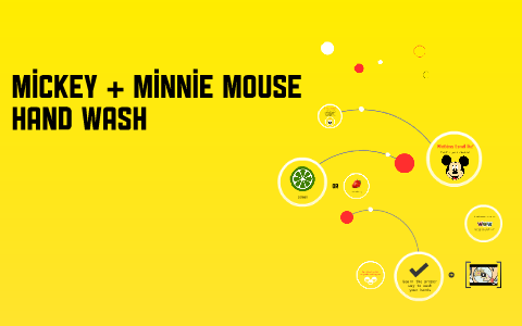 Mickey + Minnie Mouse hand wash by German Castellanos
