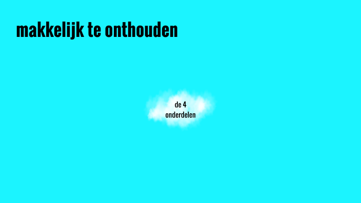 makkelijk onthouden by Jona Vanoverschelde on Prezi