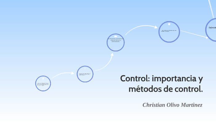 Control: importancia y métodos de control. by Kriz Olivo on Prezi