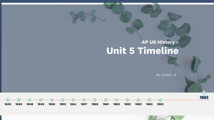 APUSH Unit 5 Timeline by Grace Le on Prezi