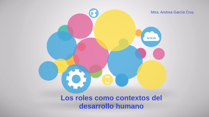 Los roles como contextos del desarrollo humano by Andrea García on Prezi