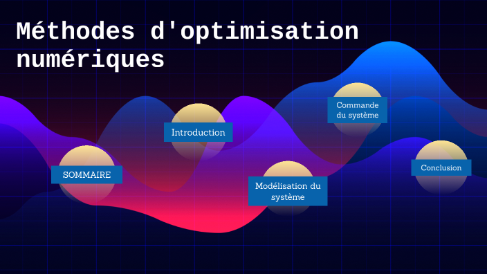 Méthodes d'optimisation numériques by Maxime SORIANO on Prezi
