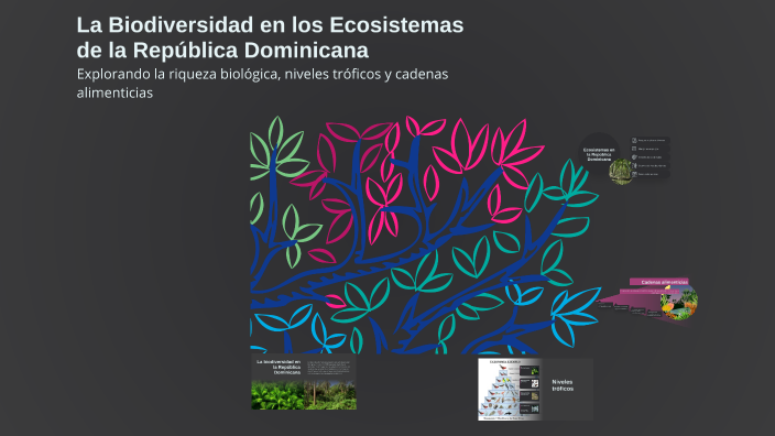 La Biodiversidad en los Ecosistemas de la República Dominicana by ...