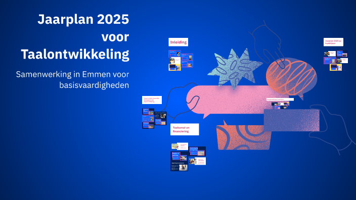 Jaarplan 2025 voor Taalontwikkeling by Cindy van der Pal on Prezi