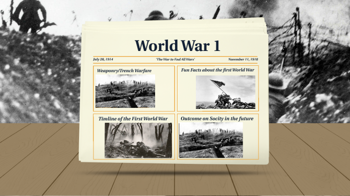 World War 1 Summative by Ronald Cook on Prezi