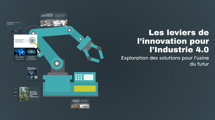 Les leviers de l’innovation pour l’Industrie 4.0 by Timothee dewerdt ...