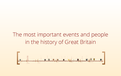The most important events and people in the history of Great Britain ...