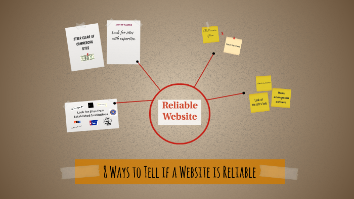8 Ways to Tell if a Website is Reliable by Kristina Ulmer on Prezi