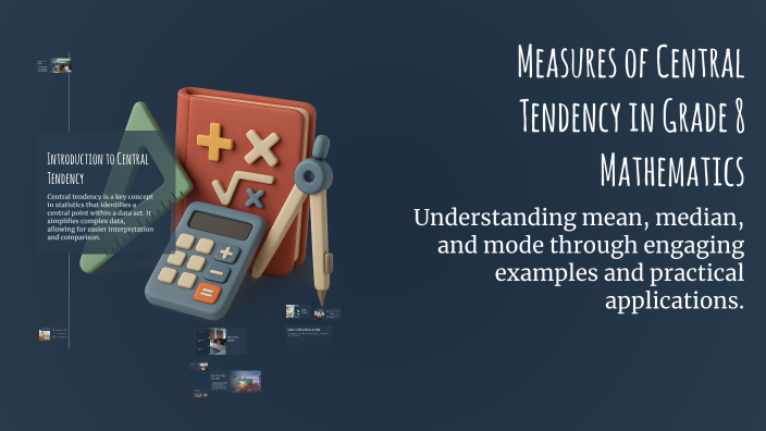 Measures of Central Tendency in Grade 8 Mathematics by Albert Belmis on ...