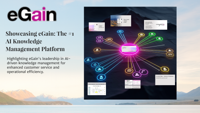 Showcasing eGain: The #1 AI Knowledge Management Platform by William ...