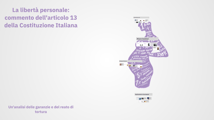 La libertà personale: commento dell'articolo 13 della Costituzione ...
