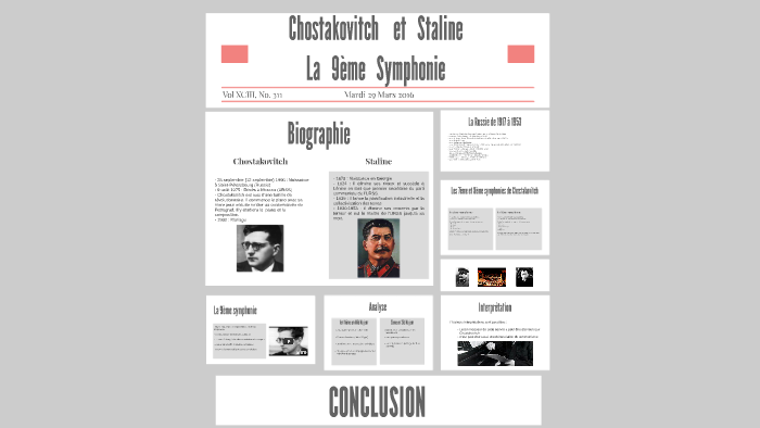 Chostakovitch et Staline by Constant LEMMEL on Prezi