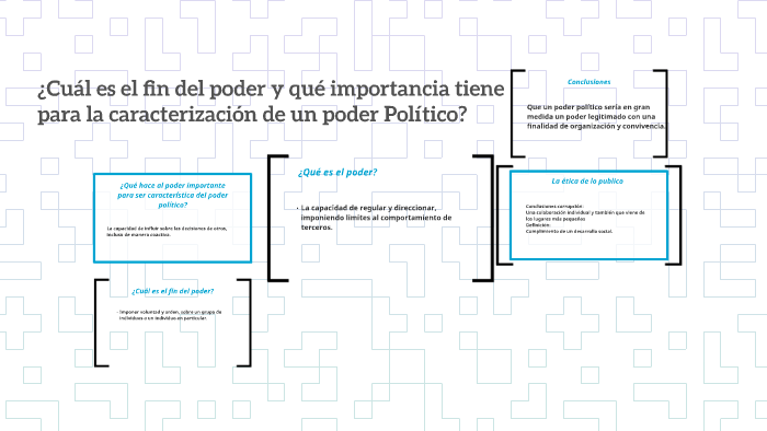 ¿Cual es el fin del poder y que importancia tiene para la ca by Eduardo ...