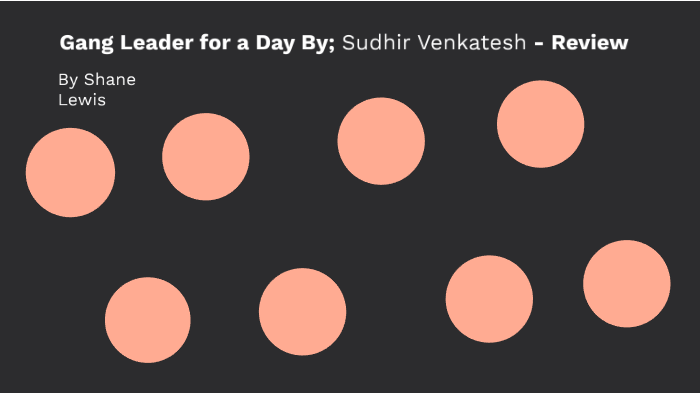 Gang Leader For a Day by Shane Lewis on Prezi