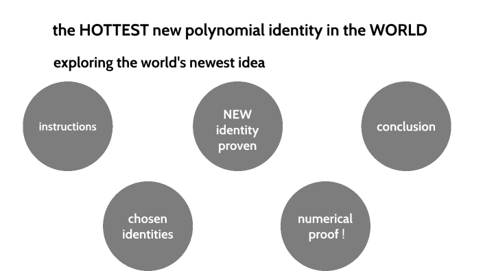 the HOTTEST new polynomial identity in the WORLD by Kavi Patel on Prezi