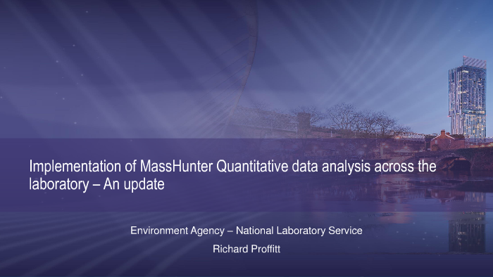 Implementation of MassHunter Quant data analysis across the laboratory ...