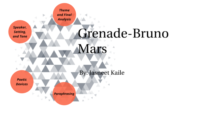 Grenade- Bruno Mars- Song Poetry by Jasneet Kaile on Prezi