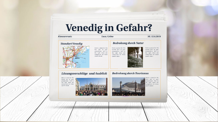 Venedig in Gefahr? by Luca Hartmann on Prezi