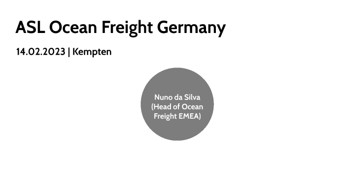 ASL Ocean Freight EMEA by Stefanie Sawadsky on Prezi