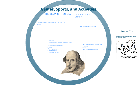 Games, Sports, and Activities of the Elizabethan Era by Shanley Wheeler ...