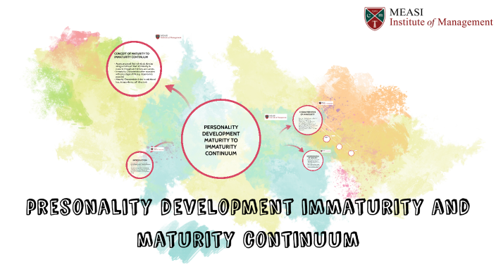 presonality development immaturity and maturity continuum by pavithra v ...