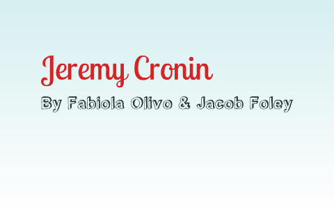 Jeremy Cronin by Jacob Foley on Prezi