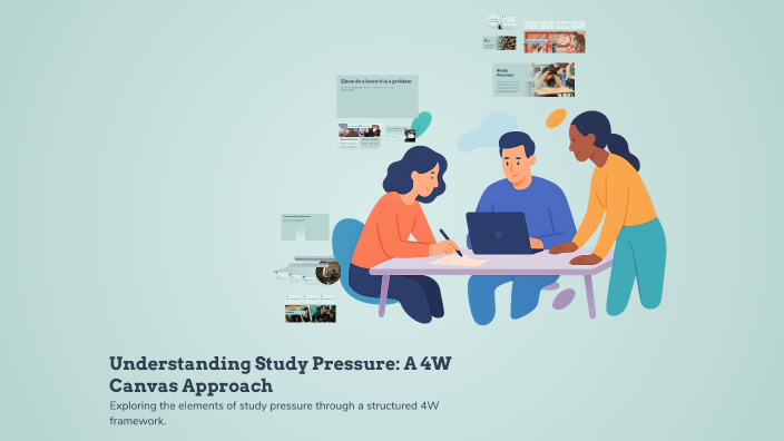 Understanding Study Pressure: A 4W Canvas Approach by mohamed hayath on ...