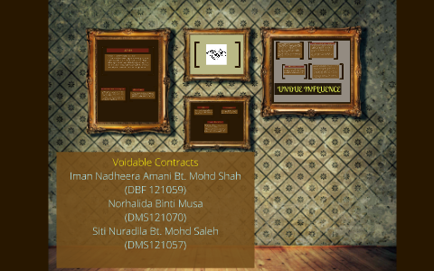 Voidable Contracts by hasral fazlie on Prezi