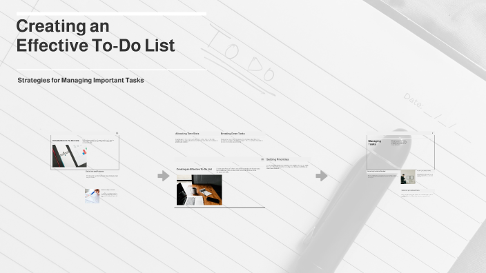 Effective Task Management with To-Do Lists by Ebuka Joel on Prezi