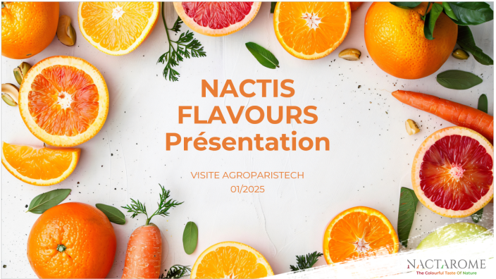 Une présentation de Nactis Flavours pour des étudiants by on Prezi