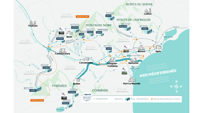 Fonctionnement du bassin versant by Thomas PORTIER on Prezi