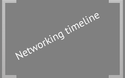 Networks Timeline by dominic andrade on Prezi