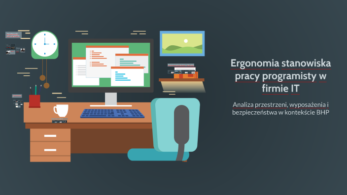 Ergonomia stanowiska pracy programisty w firmie IT by Кристина ...