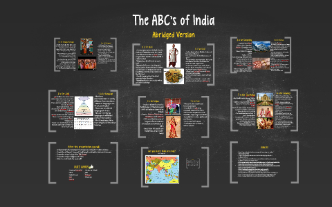 The ABC's of India by Savannah Burns on Prezi
