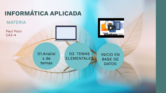 MATERIA INFORMATICA by Paul Pozo on Prezi