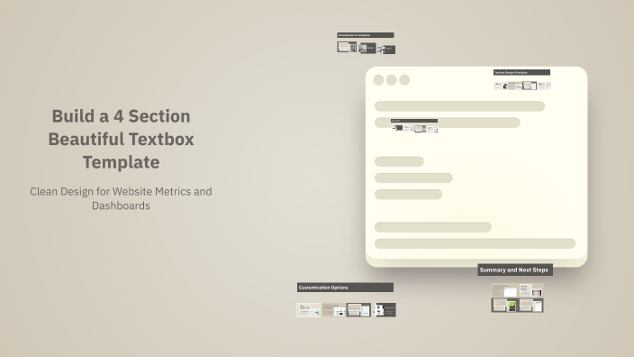 Build a 4 Section Beautiful Textbox Template by Rishabh on Prezi