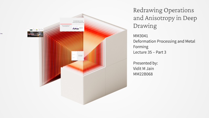 Redrawing Operations and Anisotropy in Deep Drawing by Vidit Jain on Prezi