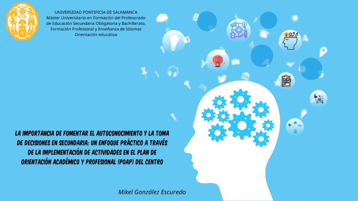 LA IMPORTANCIA DE FOMENTAR EL AUTOCONOCIMIENTO Y LA TOMA DE DECISIONES ...