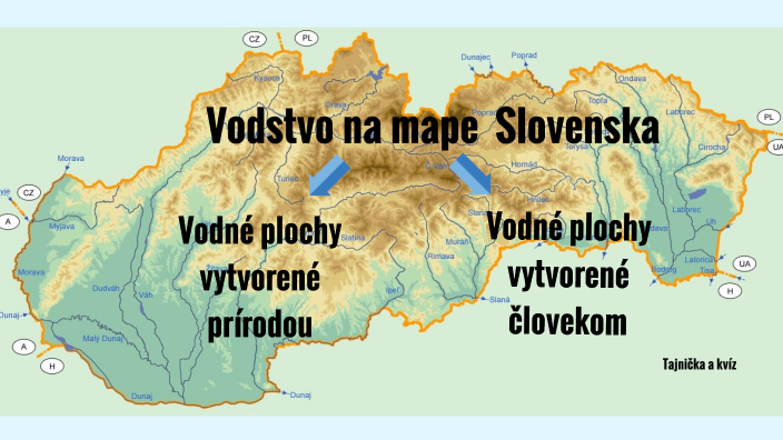 Vodstvo na mape Slovenska (Mikšíková Jarmila) by Jarmila Mikšíková on Prezi
