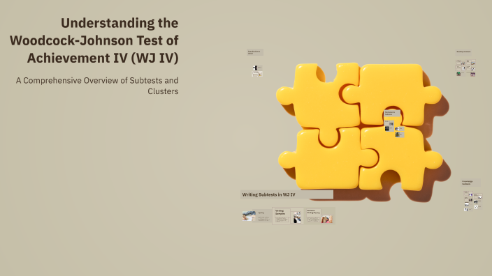 Understanding the Woodcock-Johnson Test of Achievement IV (WJ IV) by ...