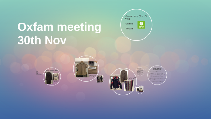 Oxfam meeting by Amy Brandhorst on Prezi