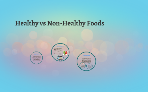 Healthy vs Non-Healthy Foods by Mikayla Anne on Prezi