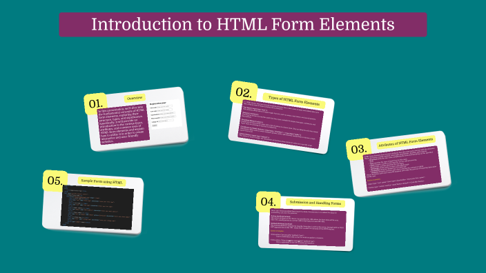 Introduction to HTML Form Elements by Mohana Swetha Ranga on Prezi