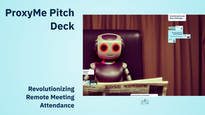 ProxyMe Pitch Deck by Chris Parrott on Prezi