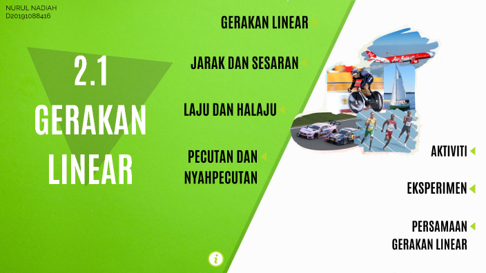 2.1 GERAKAN LINEAR by Cahaya Ntdhiah on Prezi