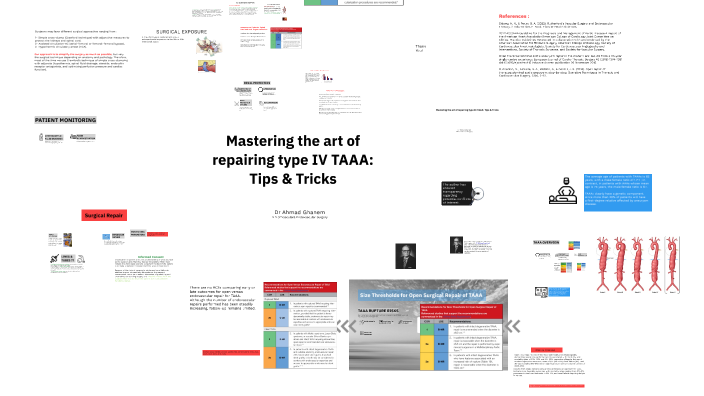 open surgical repair of type IV TAAA by ahmed ghanem on Prezi