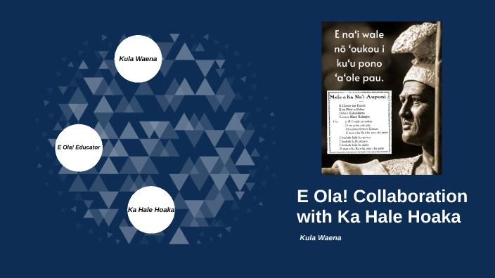 E Ola! Collaboration with Ka Hale Hoaka by Heitiare Kammerer on Prezi