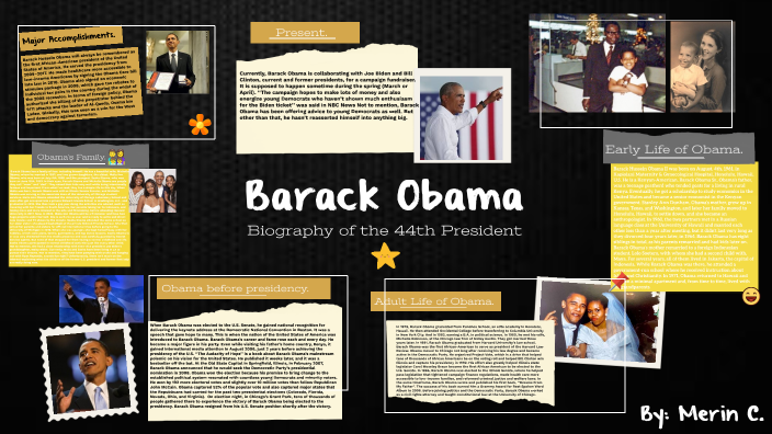 Biography of Barack Obama by MC - 08WR 820461 Williams Parkway Sr PS on ...